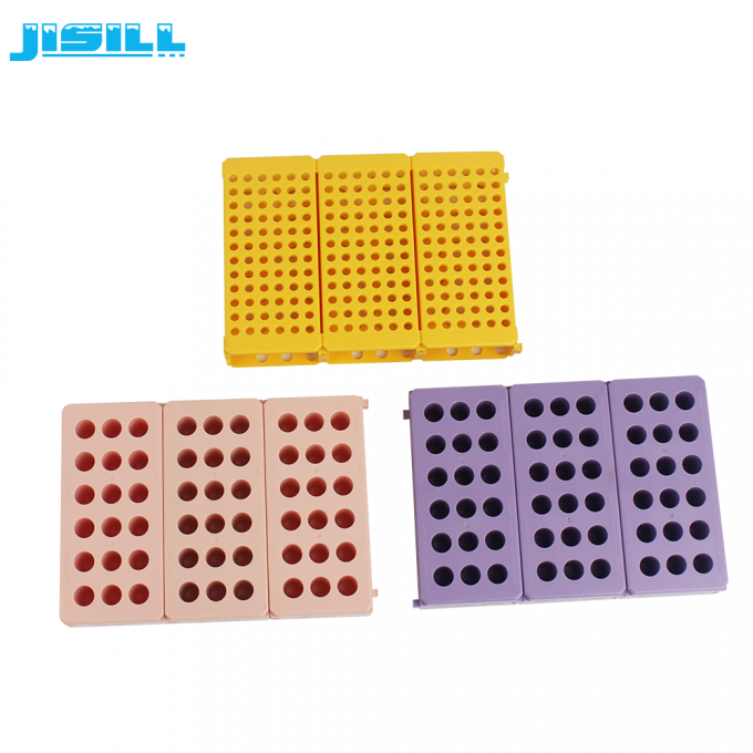 Eco Friendly Plastic Cooler Ice Blocks Pcr Tube Rack For Medicine