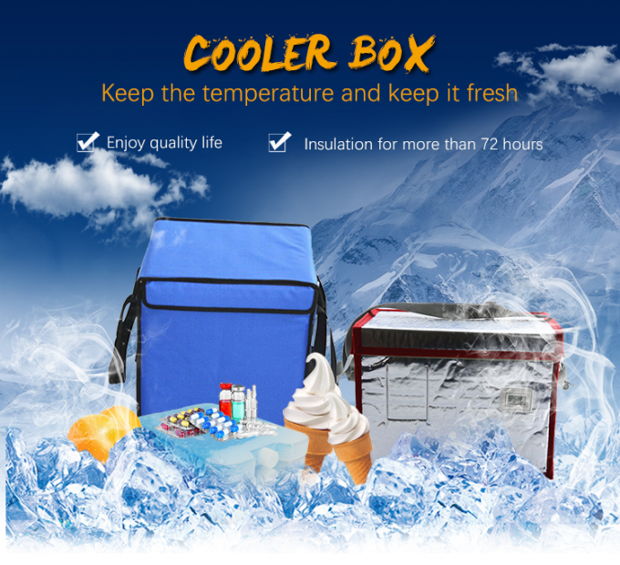 Temperature Control Medicine Cooler Box For Medical Vaccines Blood ...