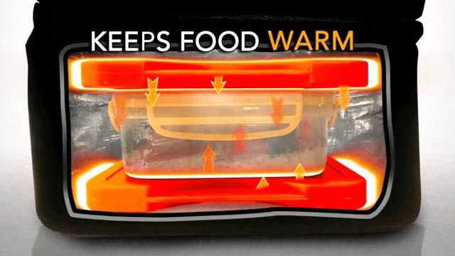 Food Grade PP Plastic Engraving Logo Microwave Heat Packs Reusable Red