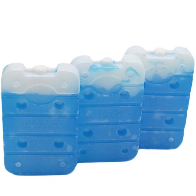 Custom shape 400ml HDPE hard plastic eutectic cold pack cooler freezer ...
