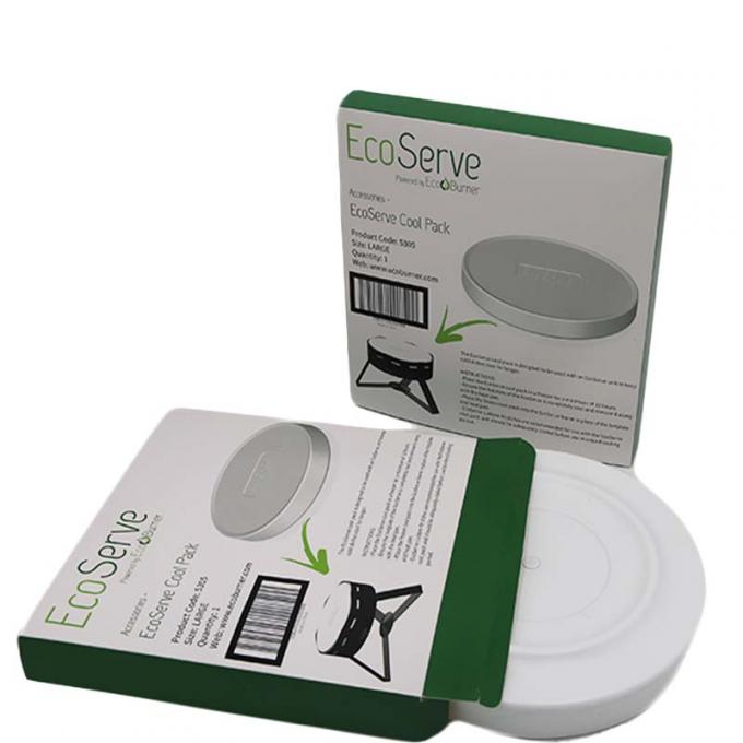 Round Shape 860g Ice Cooler Brick Long Lasting For Frozen Food ...