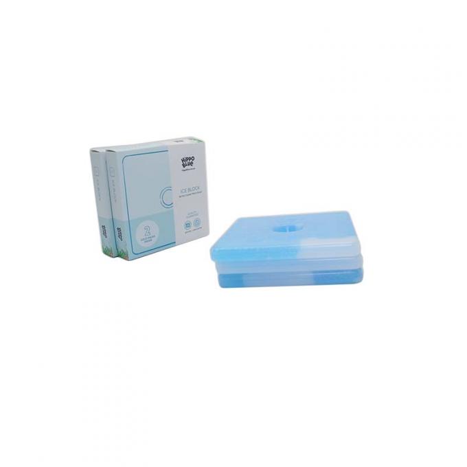 Square Reusable Ice Brick Packs Non Toxic For Lunch Box Coolers
