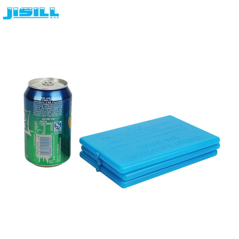 Ultra Thin Reusable Blue Gel Ice Pack Plastic Ice Brick With CE / FDA ...
