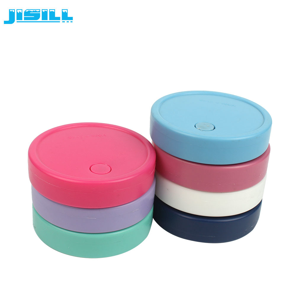 Transport 100ml round plastic ice box beer cooler holder gel pack for kinds