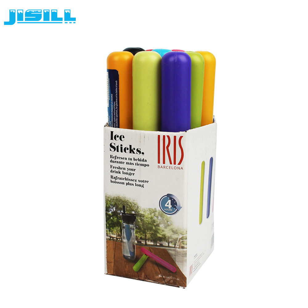 Food grade reusable cylinder ice stick beer holder cooler for beverage ...