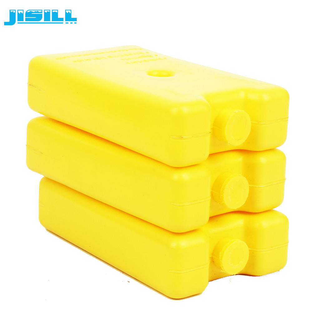 Food Grade HDPE Mini Ice Packs Yellow Gel Based Ice Packs SGS MSDS Listed