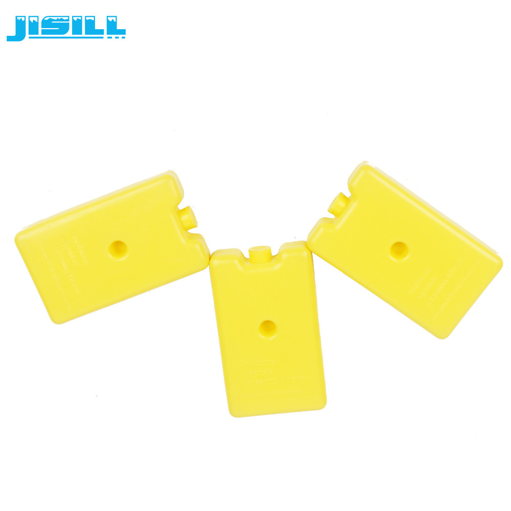 Food Grade HDPE Mini Ice Packs Yellow Gel Based Ice Packs SGS MSDS Listed