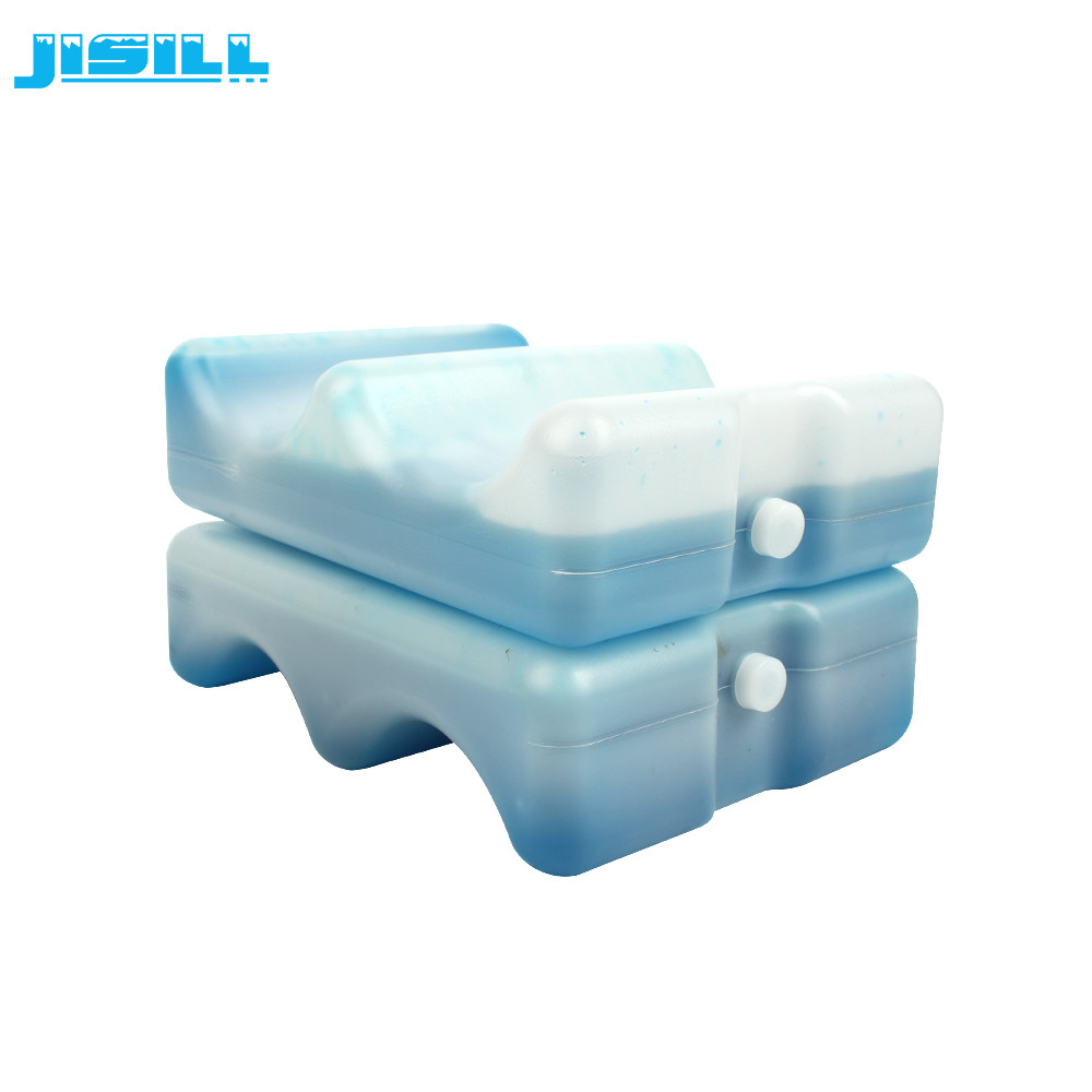 Food Grade HDPE Wave Shape Cooling Big Breast Milk Freezer Blocks For ...